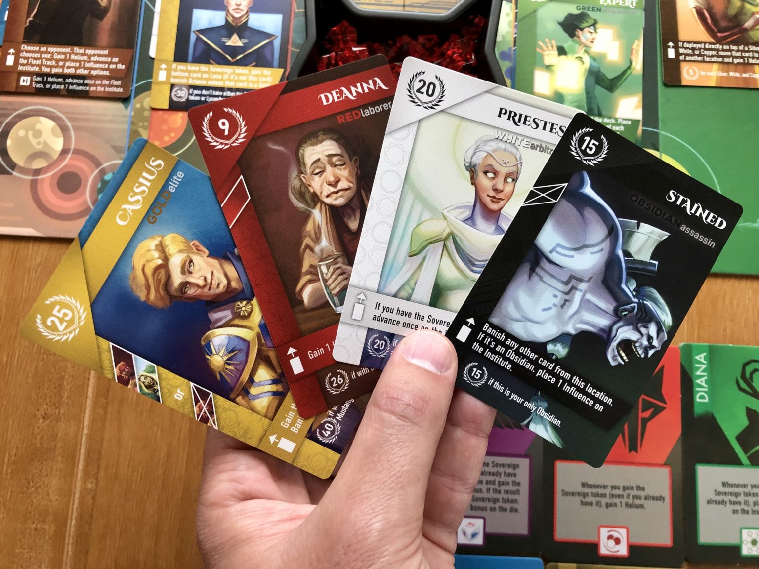 Red Rising - 14 Castes In a Novel Based Card Game