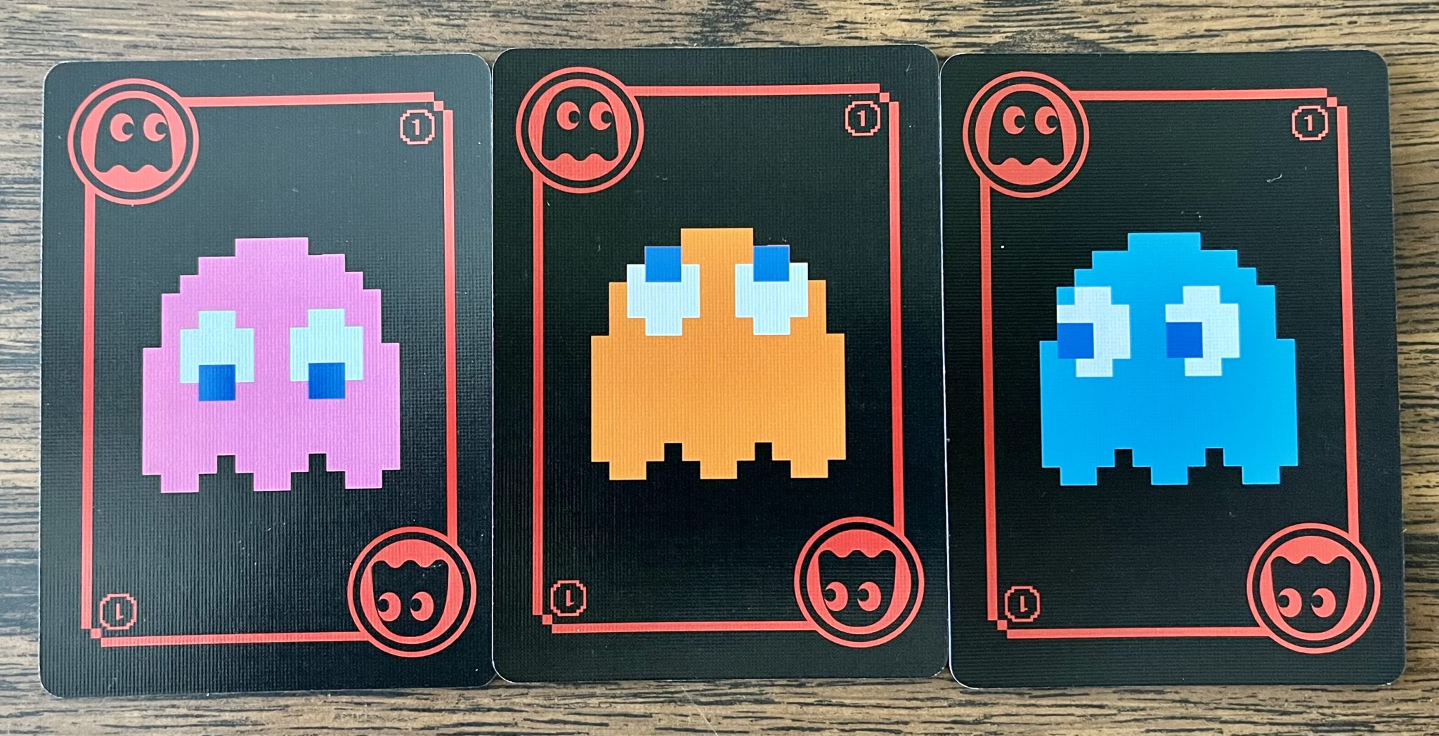 1980 Pac Man Cards