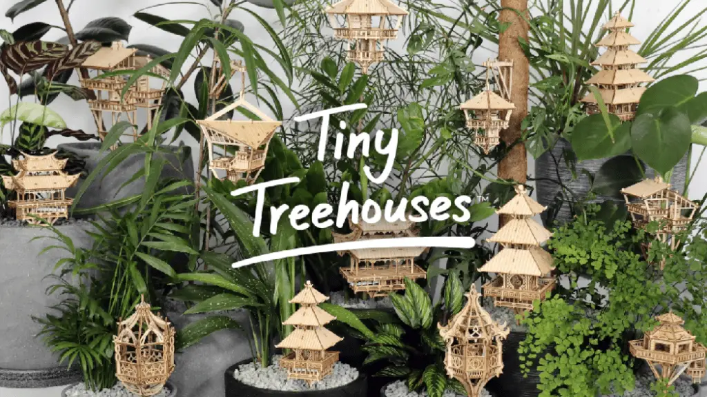 Tiny Treehouses Are Fun Wooden Model Kits For All